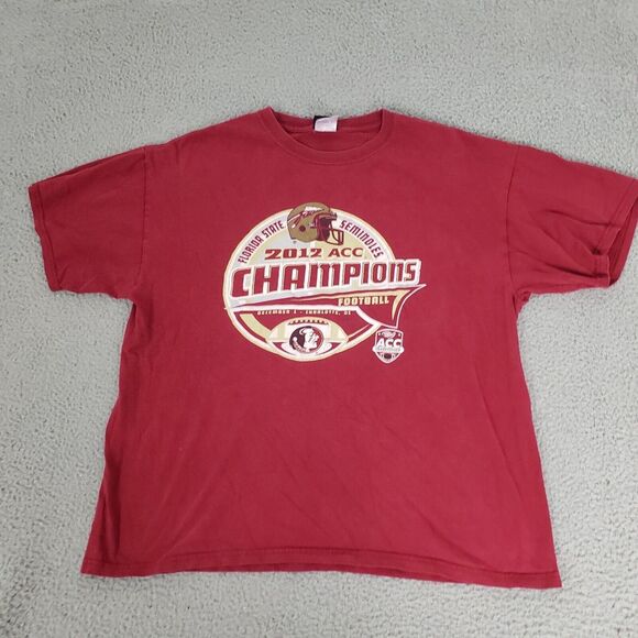Blue 84 | Shirts | Fsu Seminoles Shirt Mens Extra Large Red Football ...